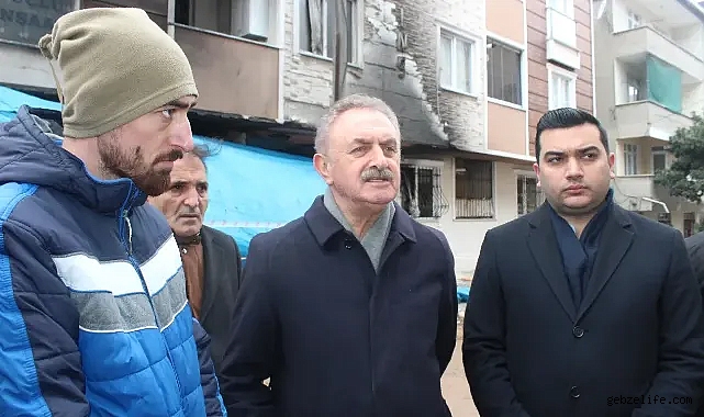 Nail Çiler'den patlama yerinde inceleme - Politika - Gebze Life
